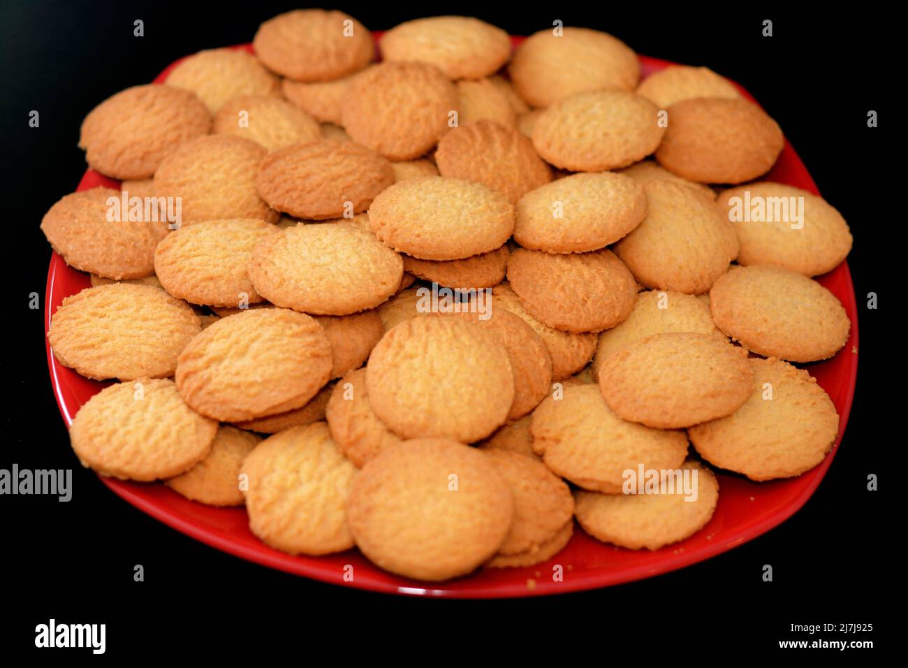 A plate of traditional Arabic cookies for celebration of Islamic ...