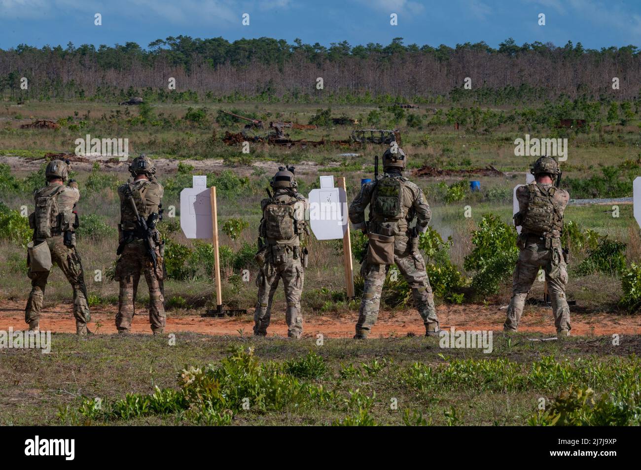 U.S. Air Force Special Tactics operators assigned to the 24th Special ...