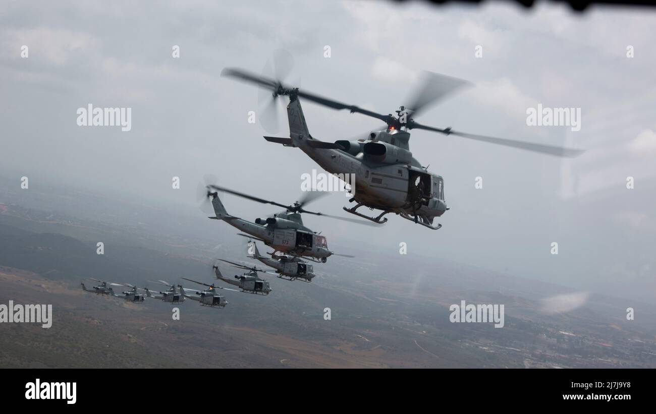 U.S. Marines along with the UH-1Y Venom and AH-1Z Viper aircraft ...