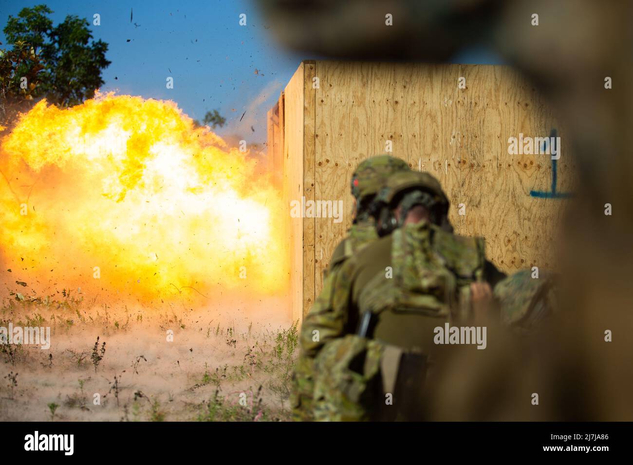 Australian Army sappers with 1st troop, 1st Combat Engineer Regiment ...