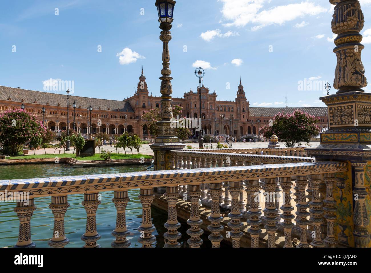 Old historical Andalusian town Seville, Spain. View on architectural ...