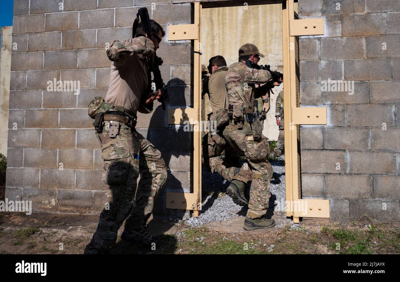 U.S. Air Force Special Tactics operators assigned to the 24th Special ...