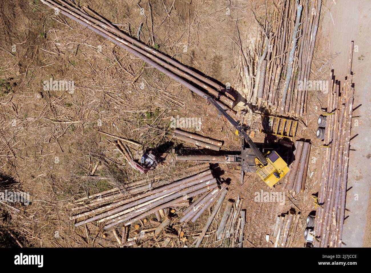 Loading log hi-res stock photography and images - Alamy