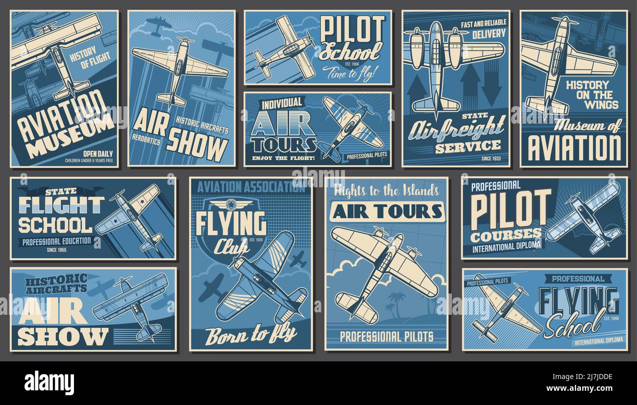 Air museum banners Stock Vector Images - Alamy