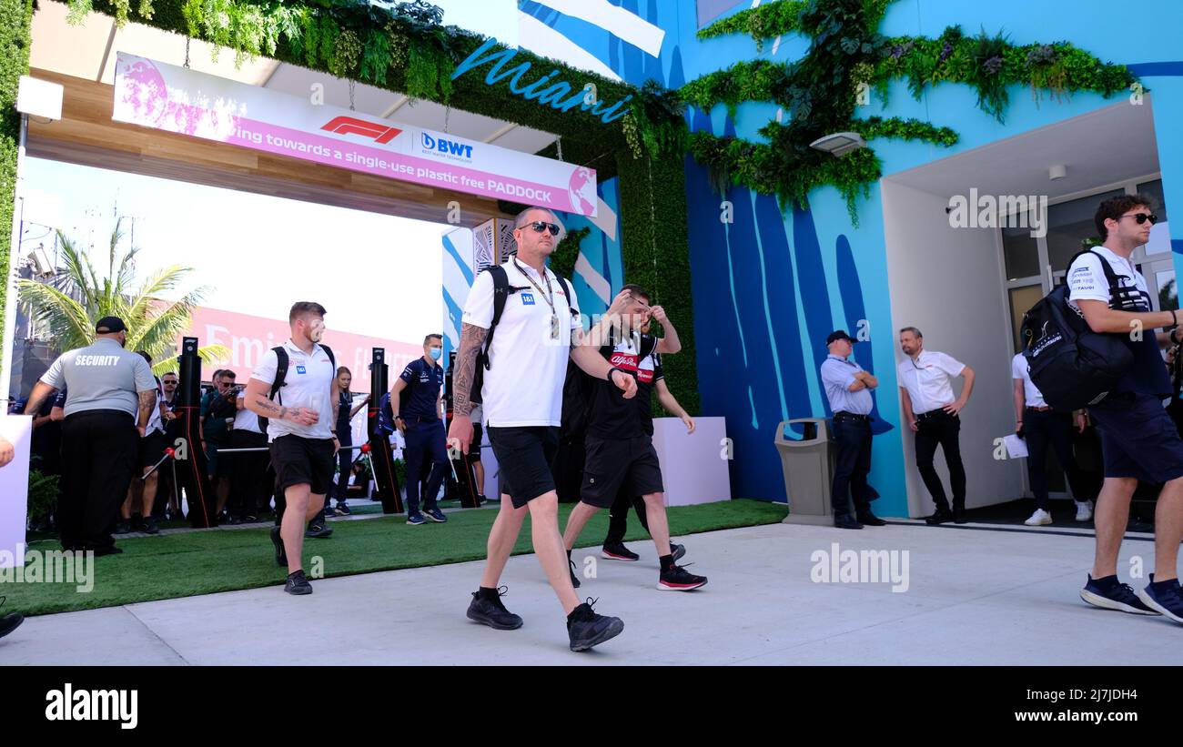May 6th, 2022: Main Paddock gate for all teams to enter during the ...
