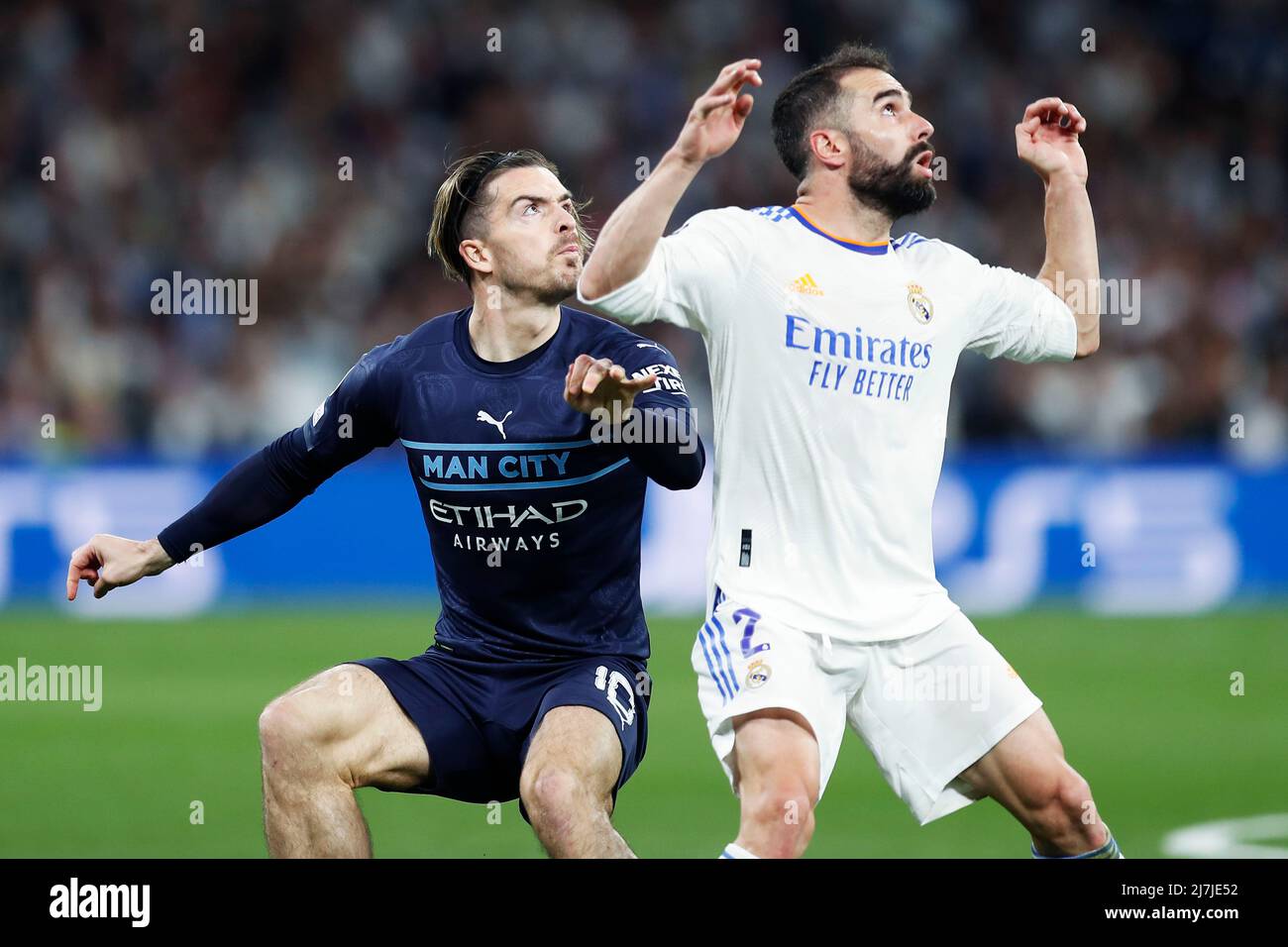Madrid, Spain. Credit: D. 4th May, 2022. Jack Grealish (Man.C), Daniel ...