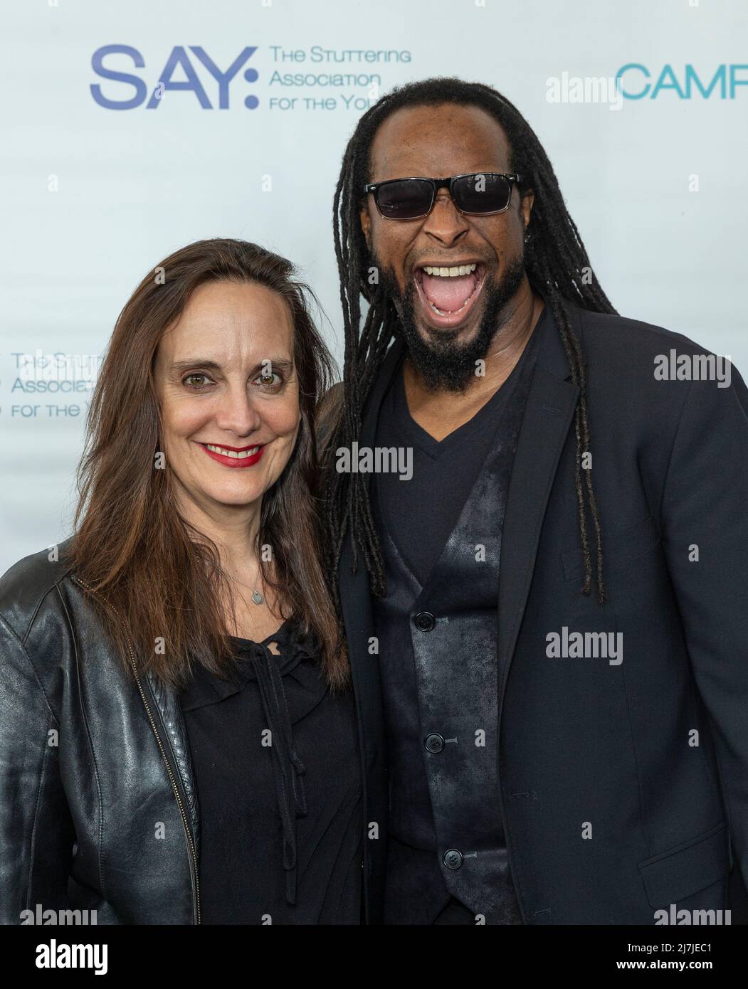 New York, NY - May 9, 2022: Liz Tuccillo and Keith “ Wild Child ...