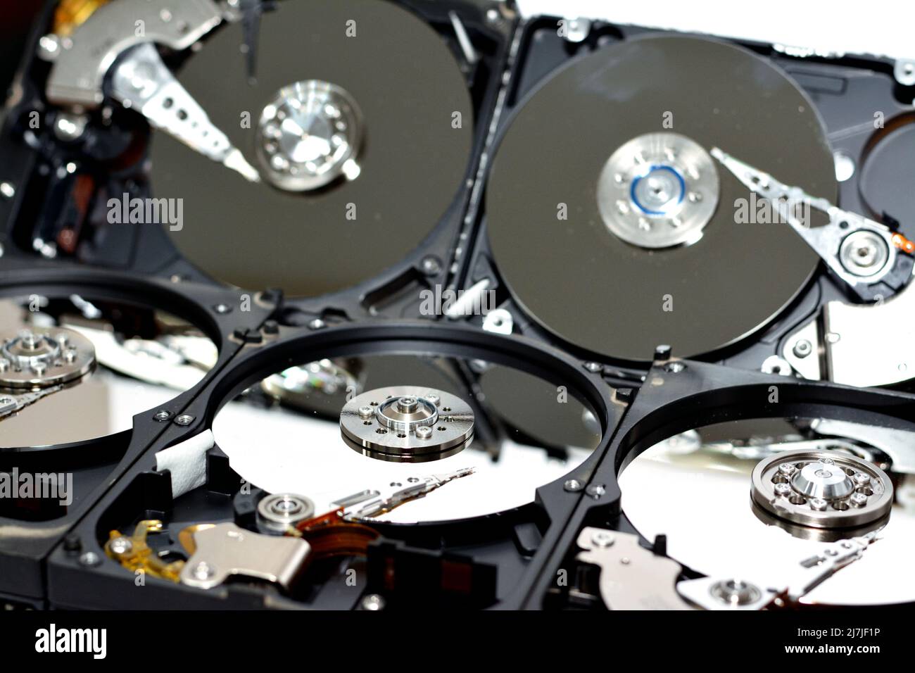 Computer hard disk drive storage memory, repair broken computer part ...