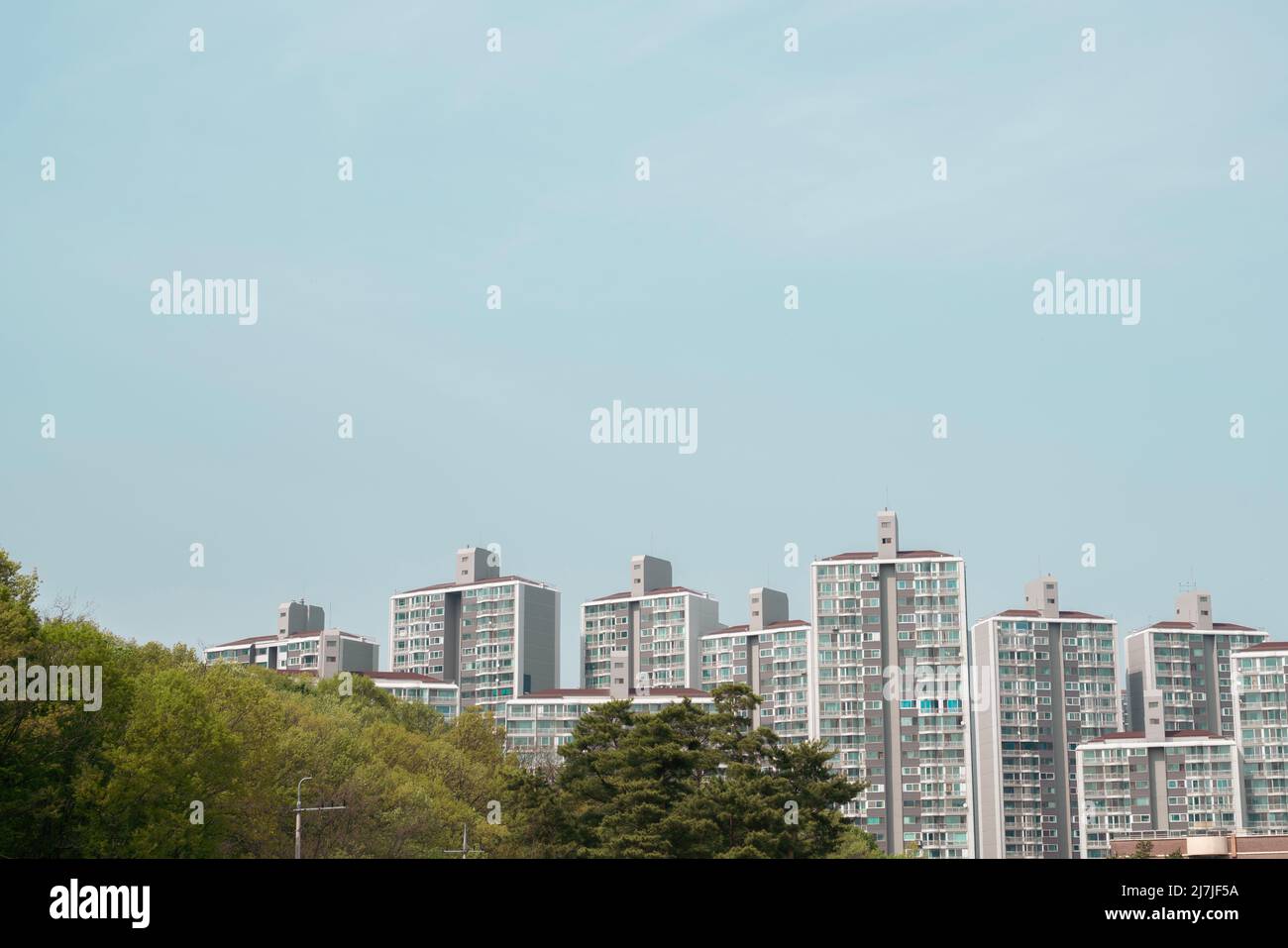 Modern apartment buildings in Gunpo, Korea Stock Photo - Alamy