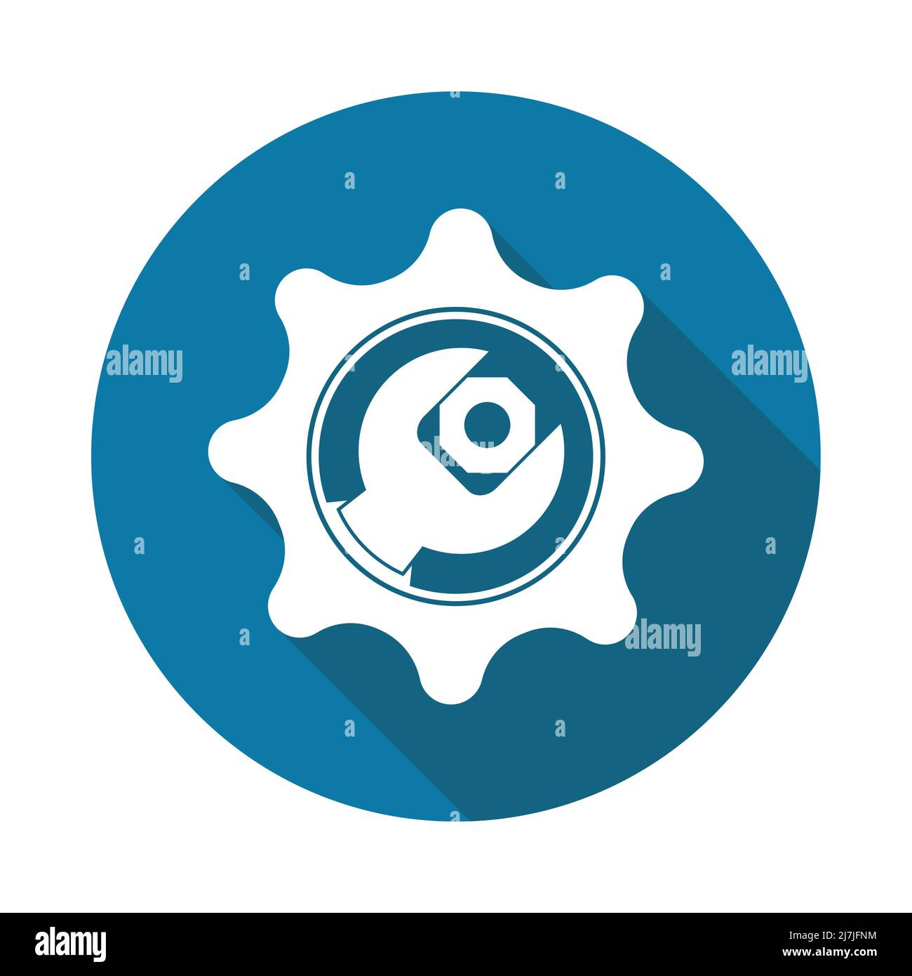 Service Tool icon on white background,Simple design style,Vector ...