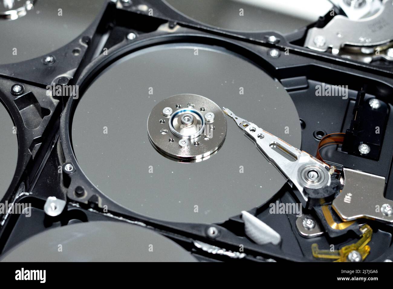 Computer hard disk drive storage memory, repair broken computer part ...