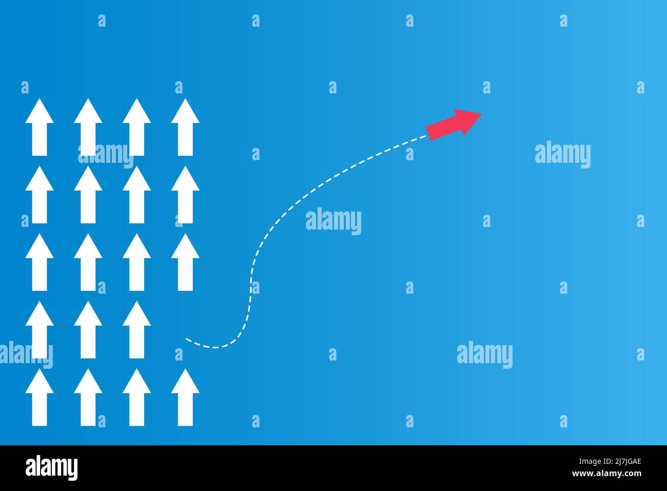 Have leadership or different concepts with directions Arrow Red and ...