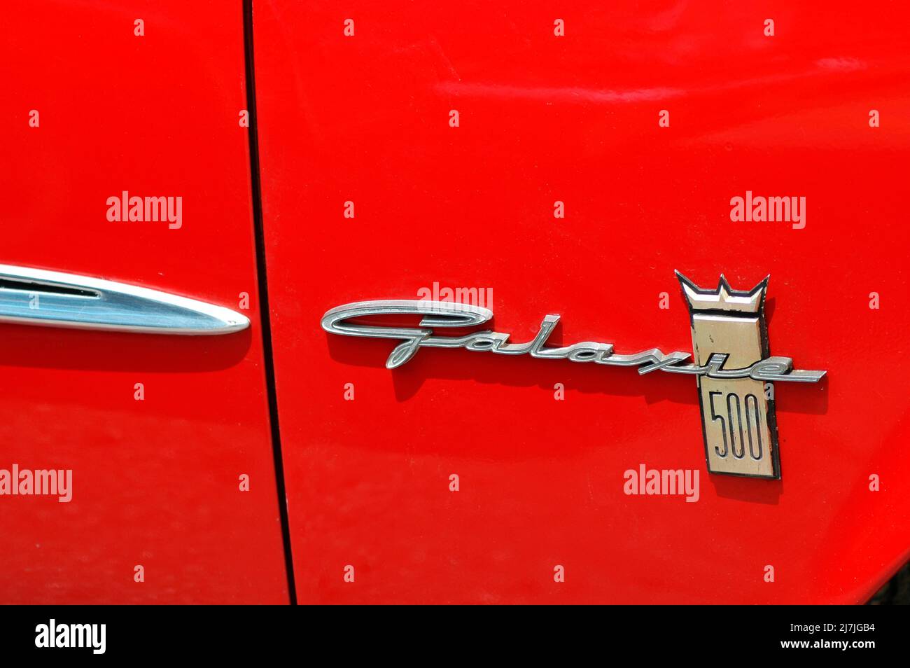 Logos on American cars at show by makers and rebuilders and restored to ...