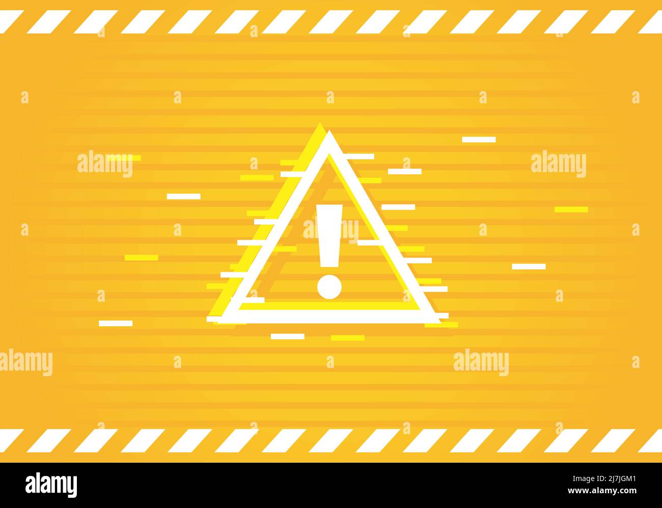alert triangle in yellow background Stock Vector Image & Art - Alamy