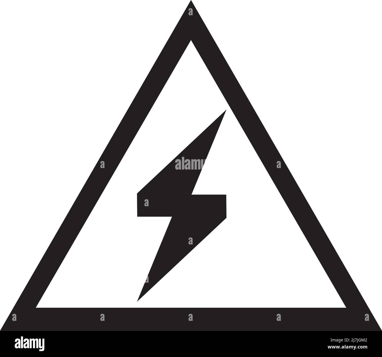 triangle with ray signal Stock Vector Image & Art - Alamy