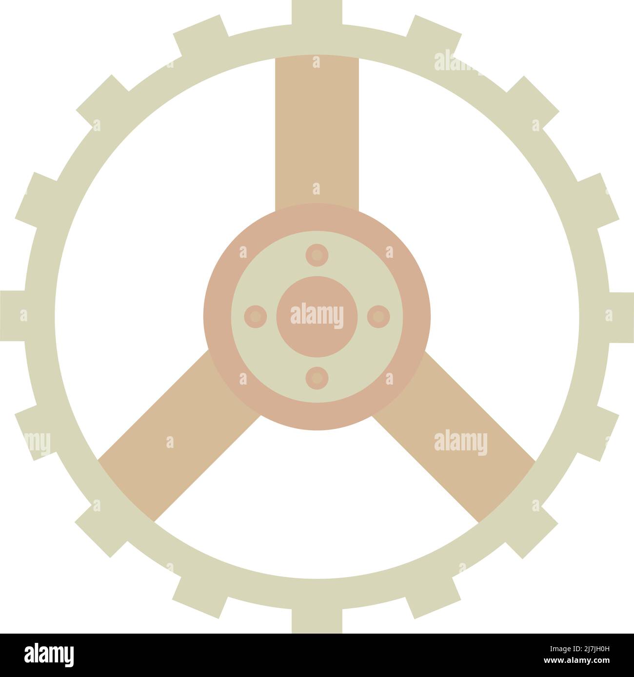 beige gear cog machine Stock Vector Image & Art - Alamy