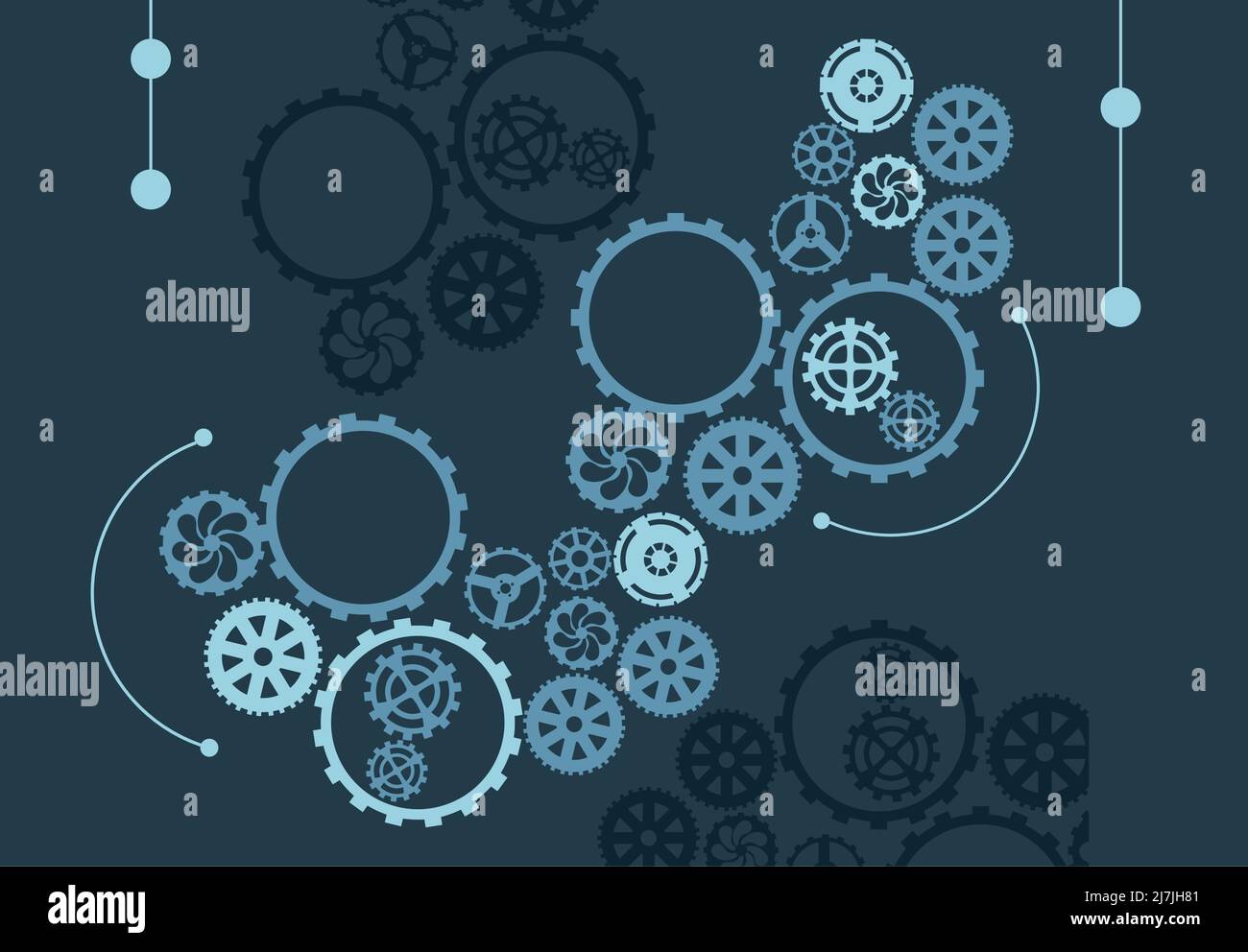 gray gears cogs Stock Vector Image & Art - Alamy