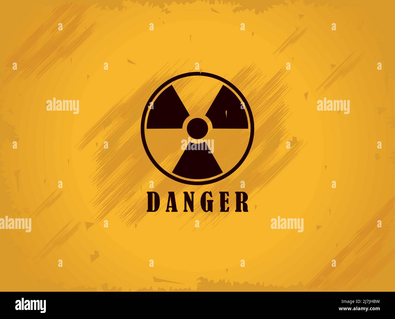 nuclear danger signal poster Stock Vector Image & Art - Alamy