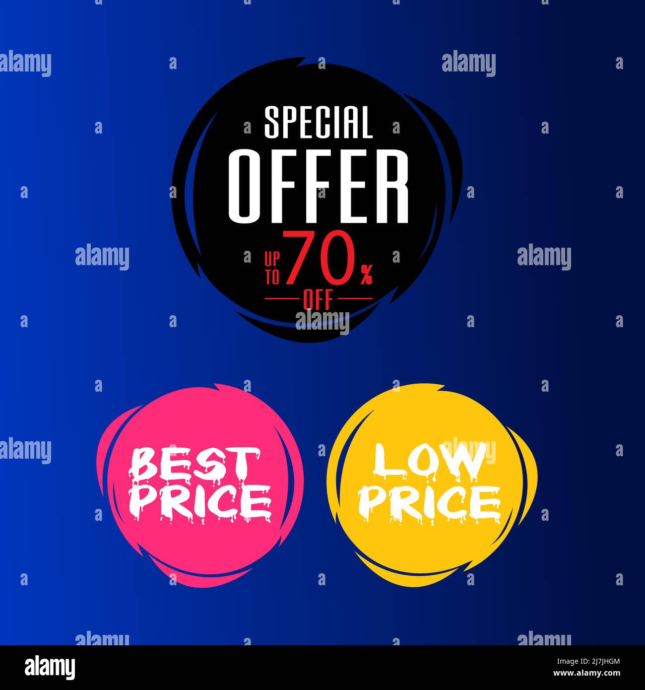 Yellow label vector vectors Stock Vector Images - Alamy