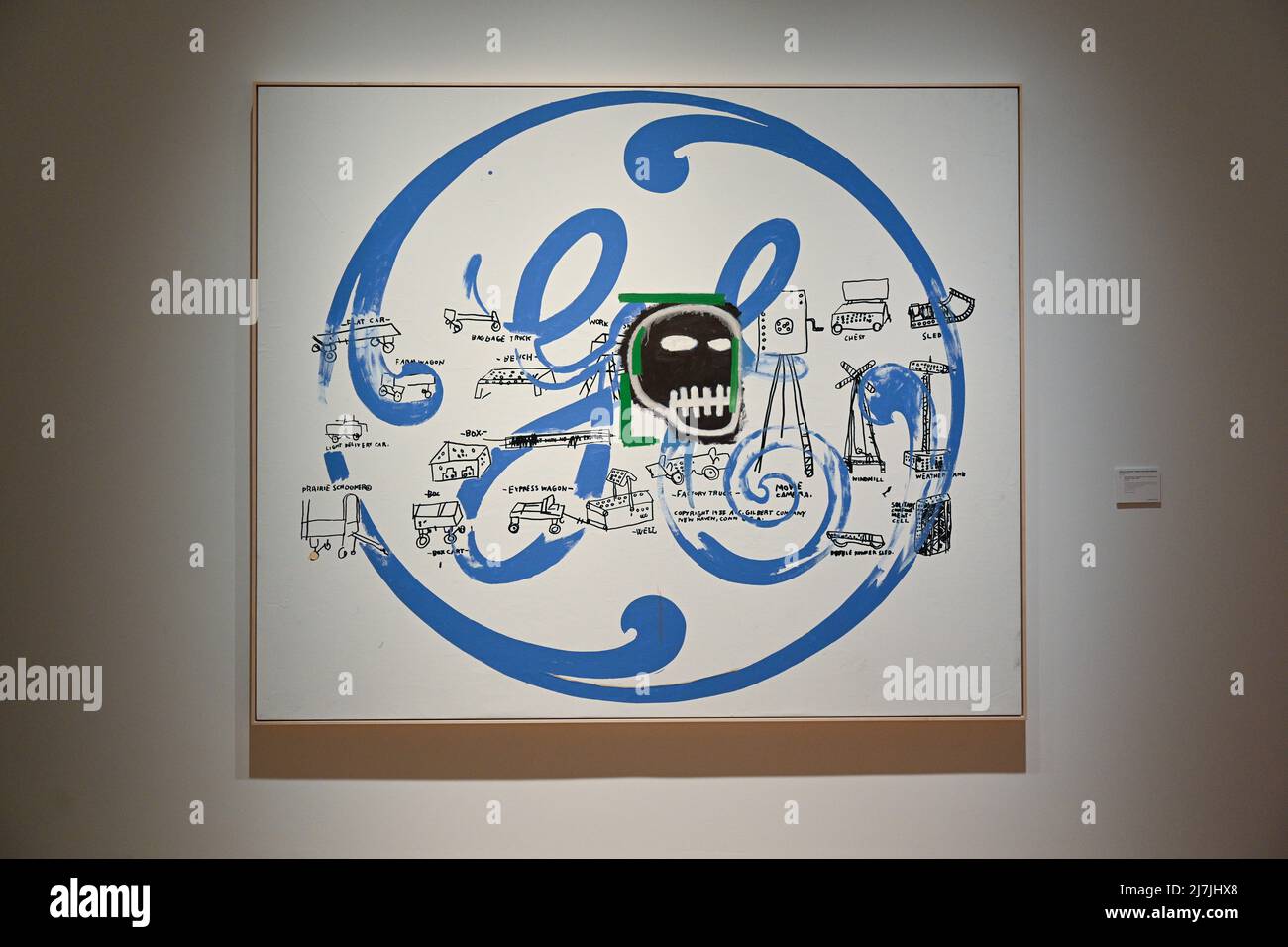 Basquiat Graffiti Skull