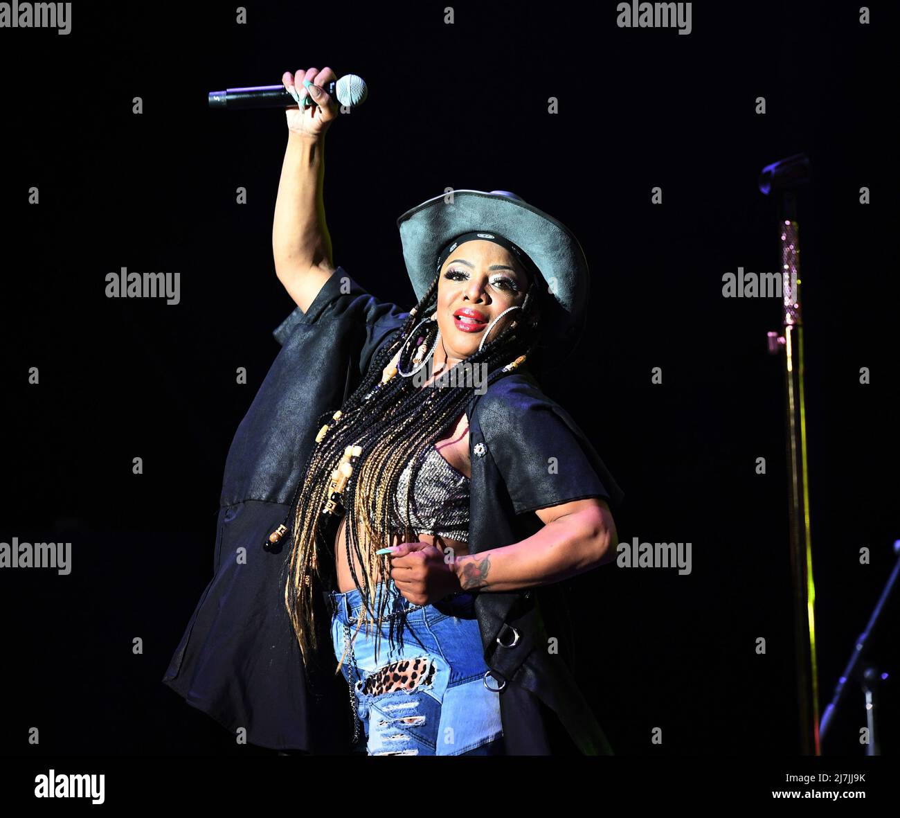 May 8, 2022, Norfolk, Virginia, USA: LEELA JAMES rocks at the Chartway ...