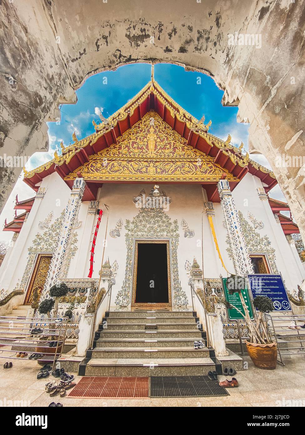 Wat Phrathat Cho Hae in Phrae, Thailand Stock Photo - Alamy