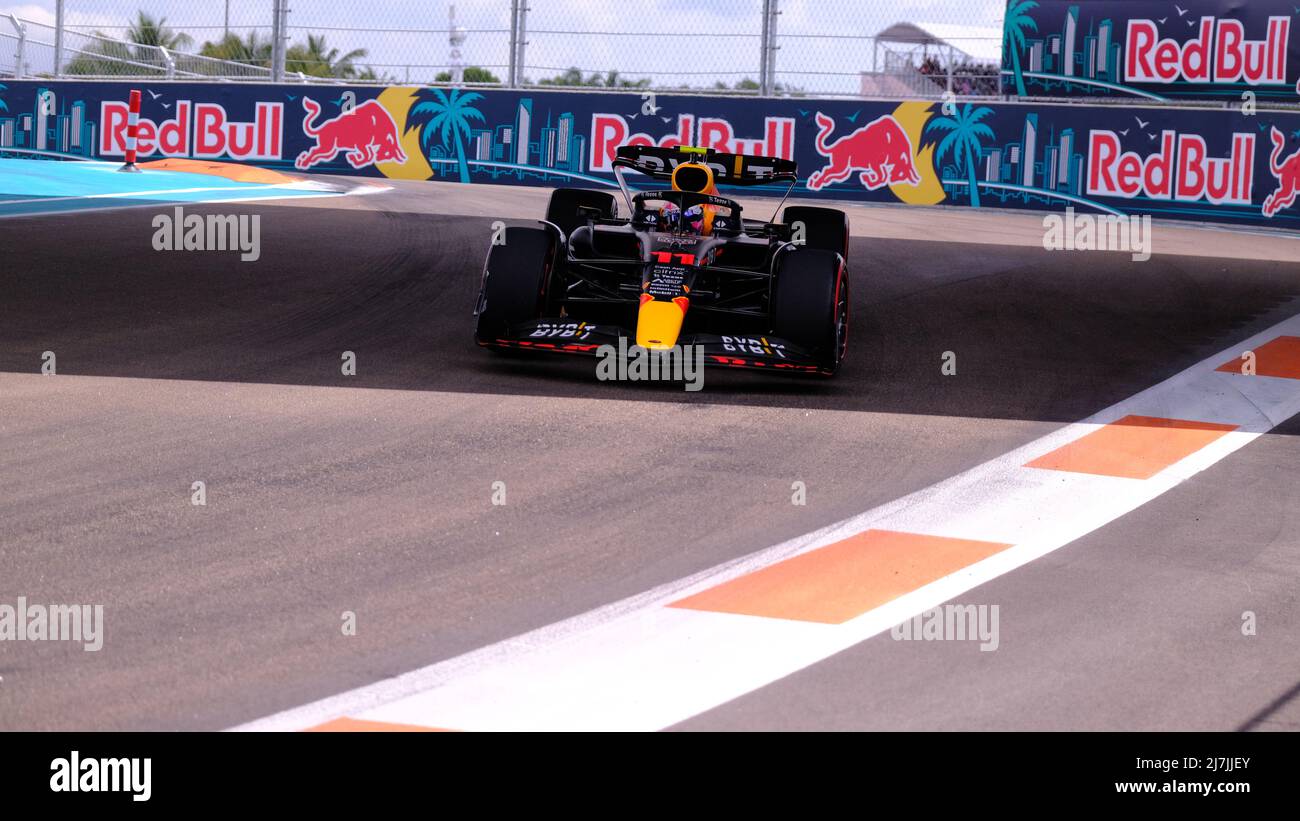 May 8th, 2022: Sergio Perez, Team Red Bull Racing driver #11 during the ...