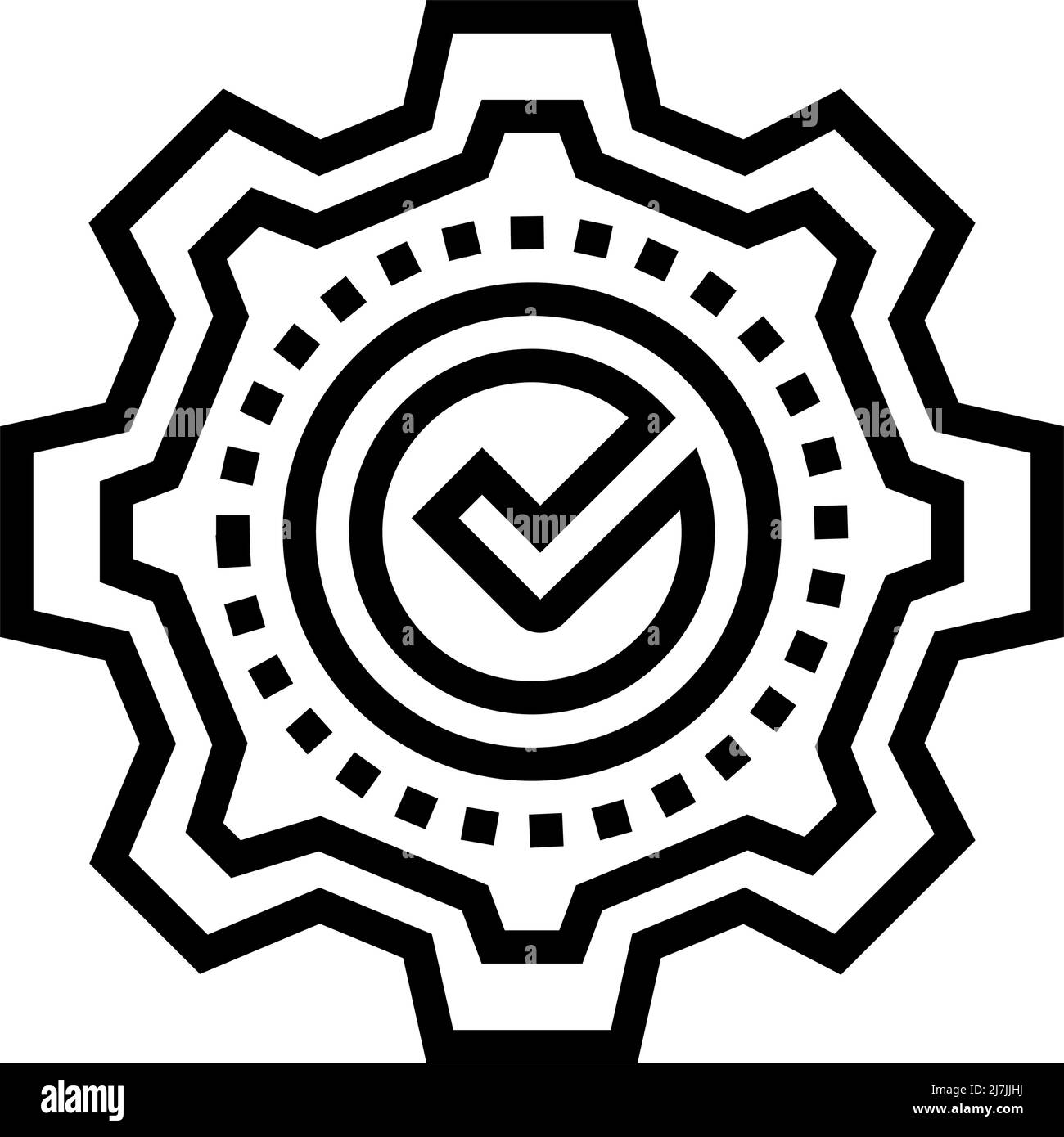 service quality line icon vector illustration Stock Vector Image & Art ...