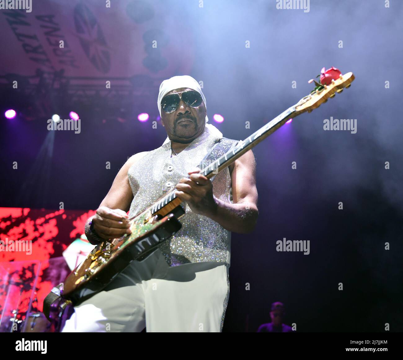 May 8, 2022, Norfolk, Virginia, USA: ERNIE ISLEY of the Isley Brothers ...