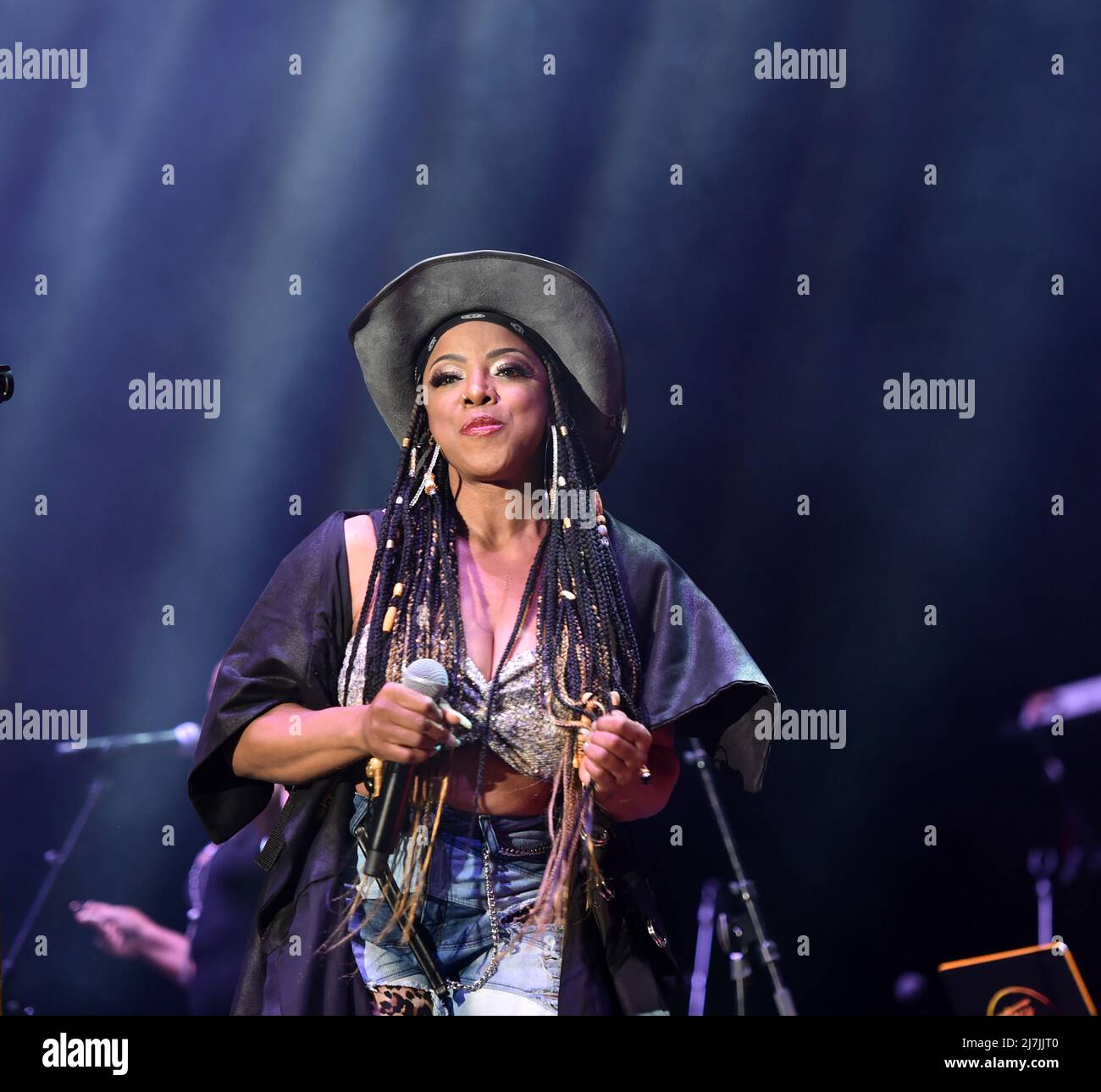 May 8, 2022, Norfolk, Virginia, USA: LEELA JAMES rocks at the Chartway ...