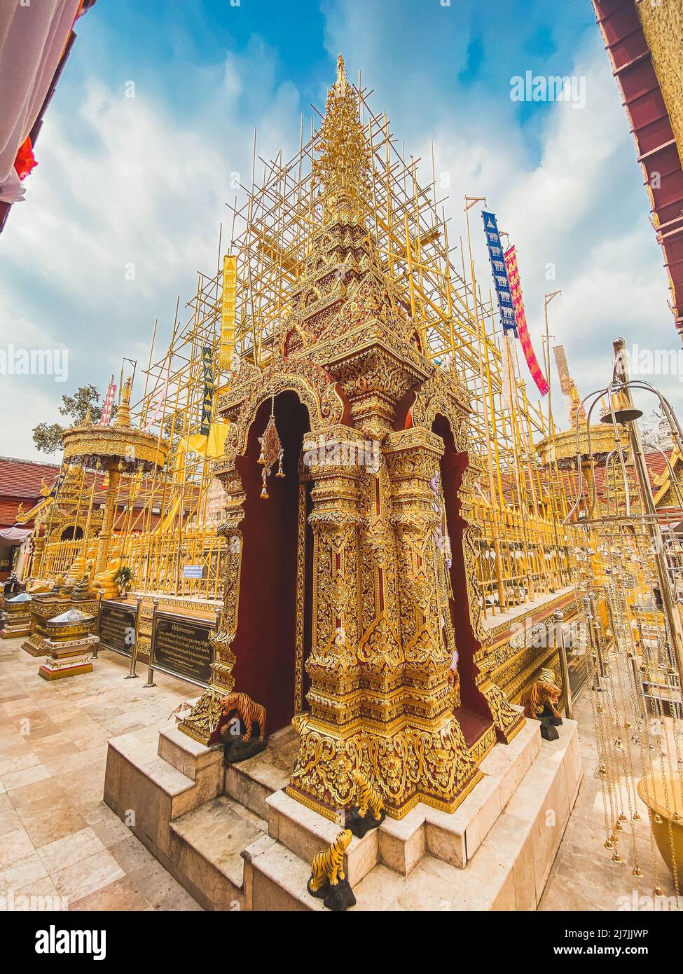 Wat Phrathat Cho Hae in Phrae, Thailand Stock Photo - Alamy