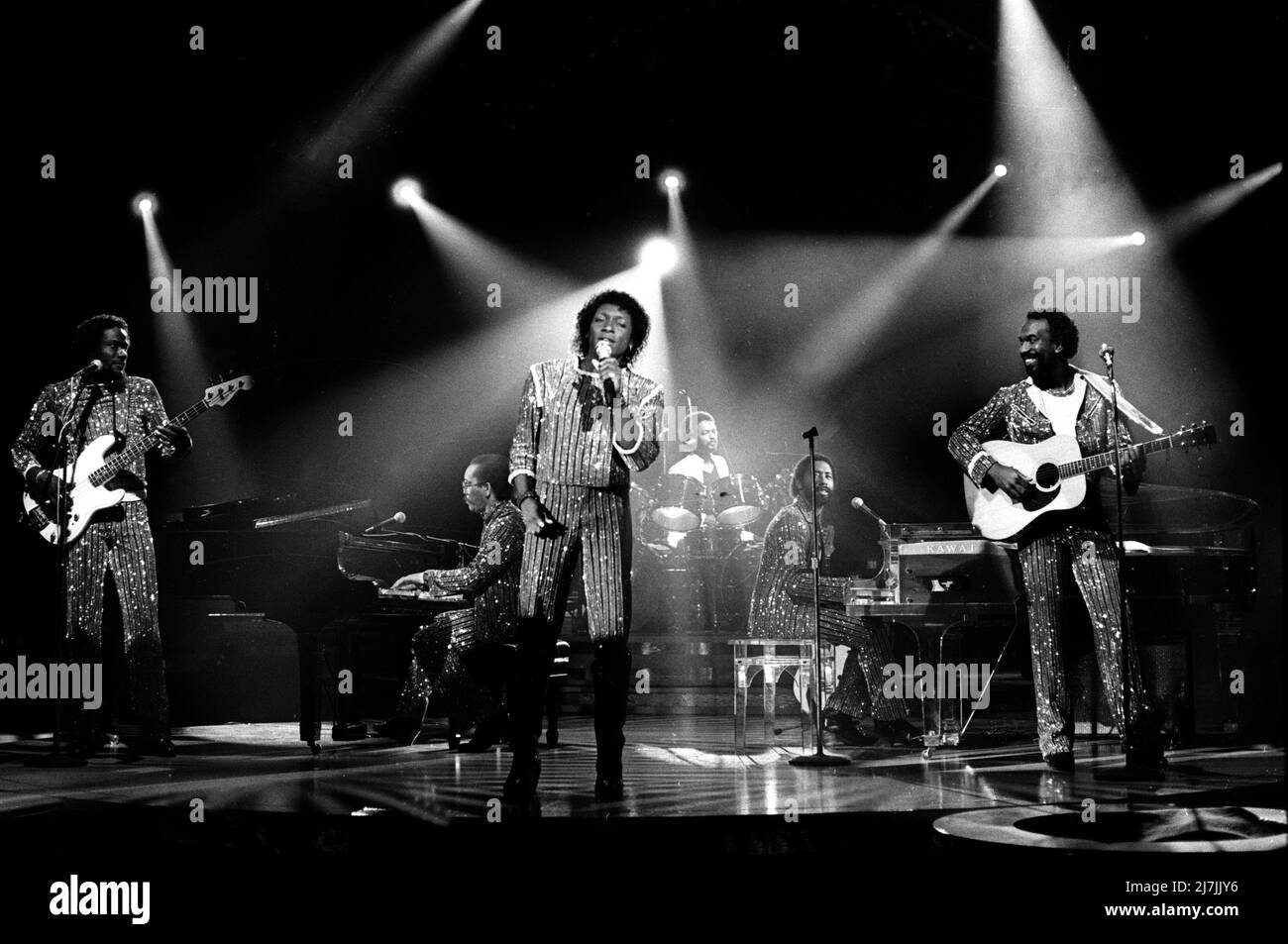 The Commodores perform on Solid Gold in 1983 Credit: Ron Wolfson ...