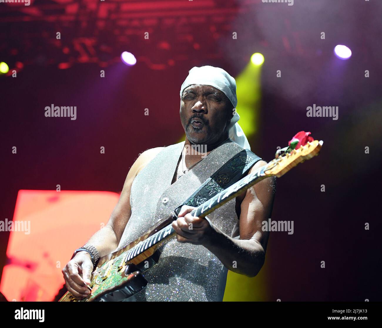 May 8, 2022, Norfolk, Virginia, USA: ERNIE ISLEY of the Isley Brothers ...