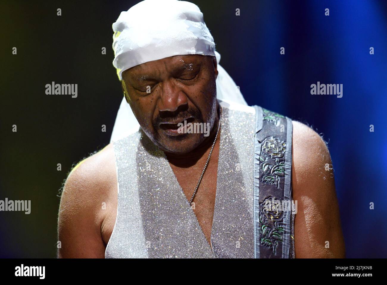 May 8, 2022, Norfolk, Virginia, USA: ERNIE ISLEY of the Isley Brothers ...