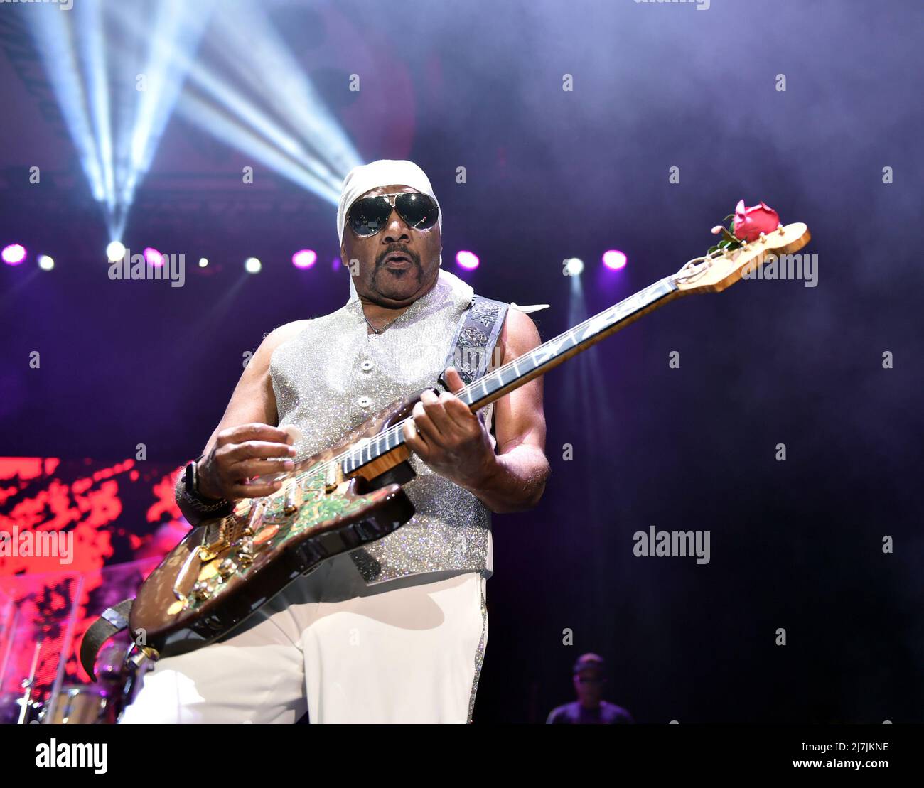 May 8, 2022, Norfolk, Virginia, USA: ERNIE ISLEY of the Isley Brothers ...