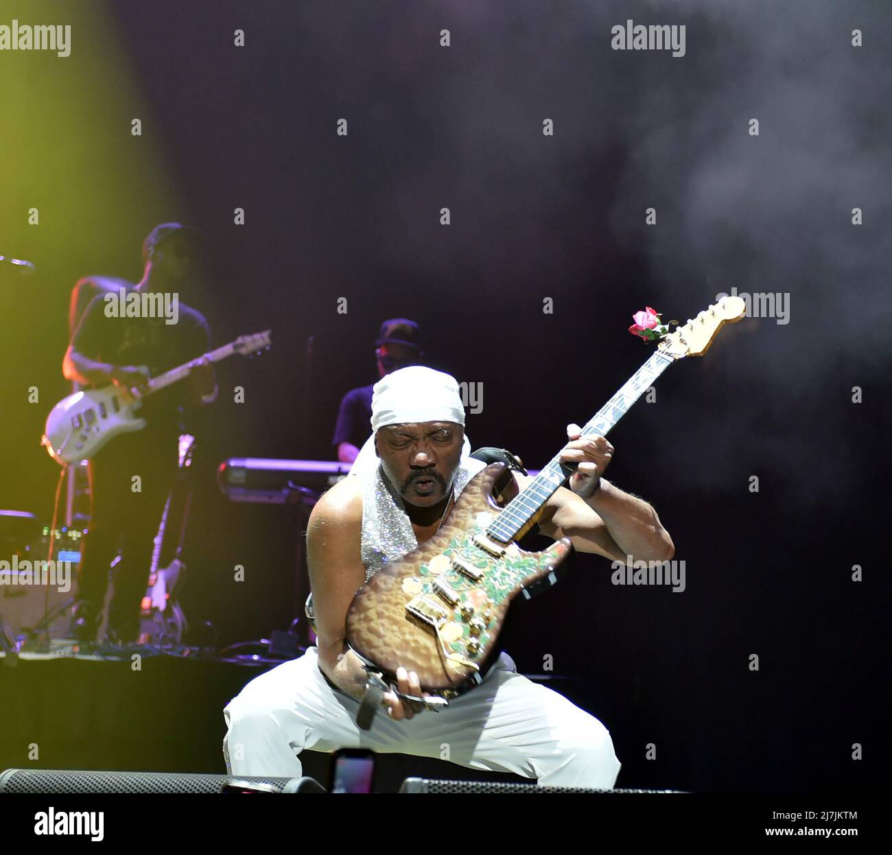 May 8, 2022, Norfolk, Virginia, USA: ERNIE ISLEY of the Isley Brothers ...