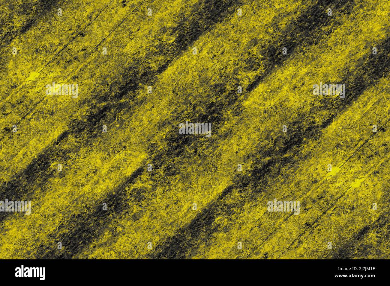 Distressed old yellow color rustic metal sheet for texture background ...