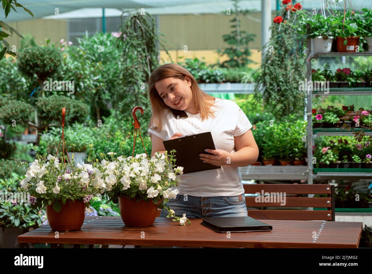 Portrait garden center manager hi-res stock photography and images - Alamy