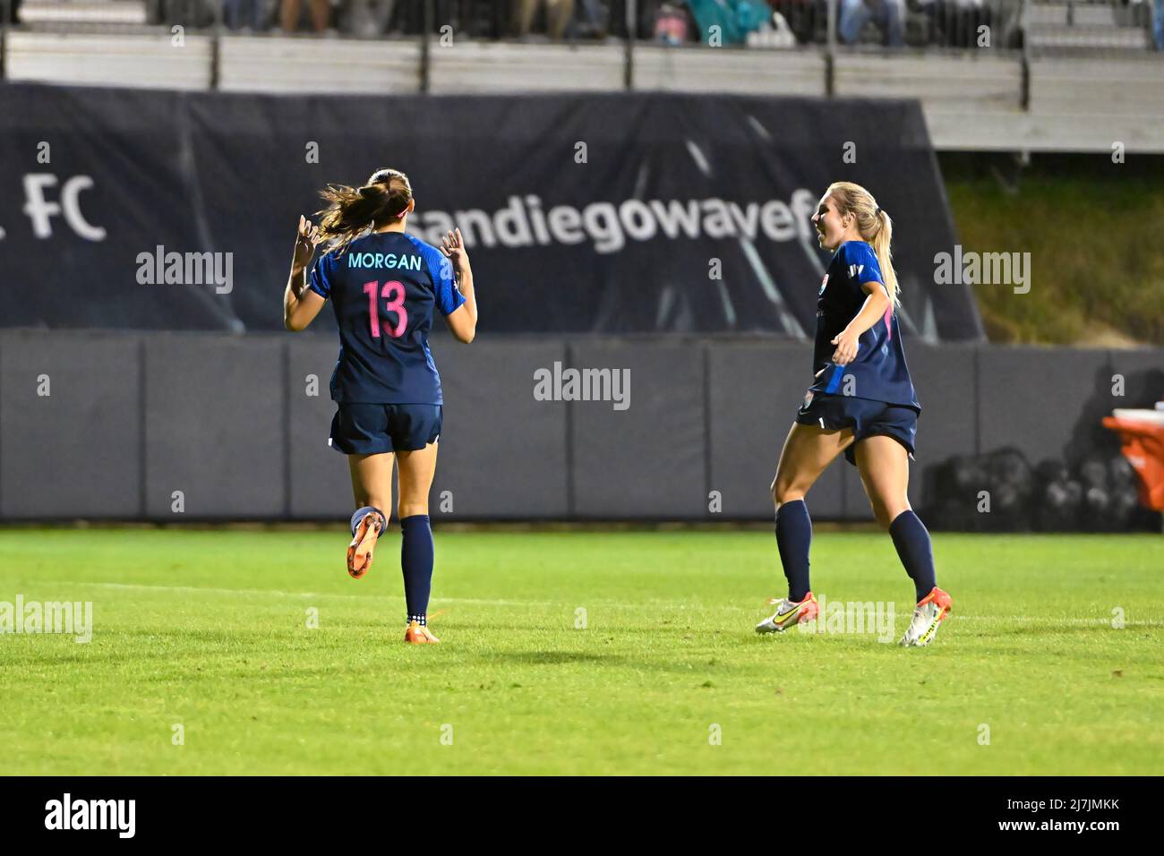 San Diego, California, USA. 07th May, 2022. San Diego Wave FC forward ...