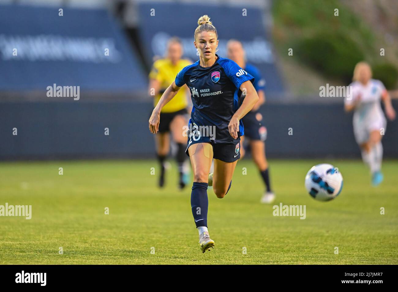 San Diego, California, USA. 07th May, 2022. San Diego Wave FC defender ...