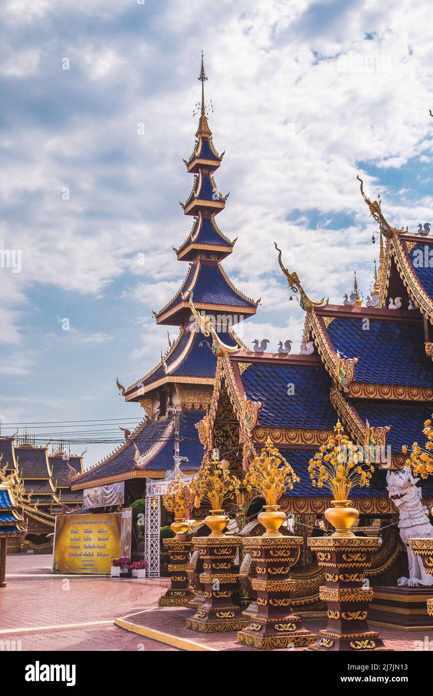 Wat temple aerial view wat hi-res stock photography and images - Alamy