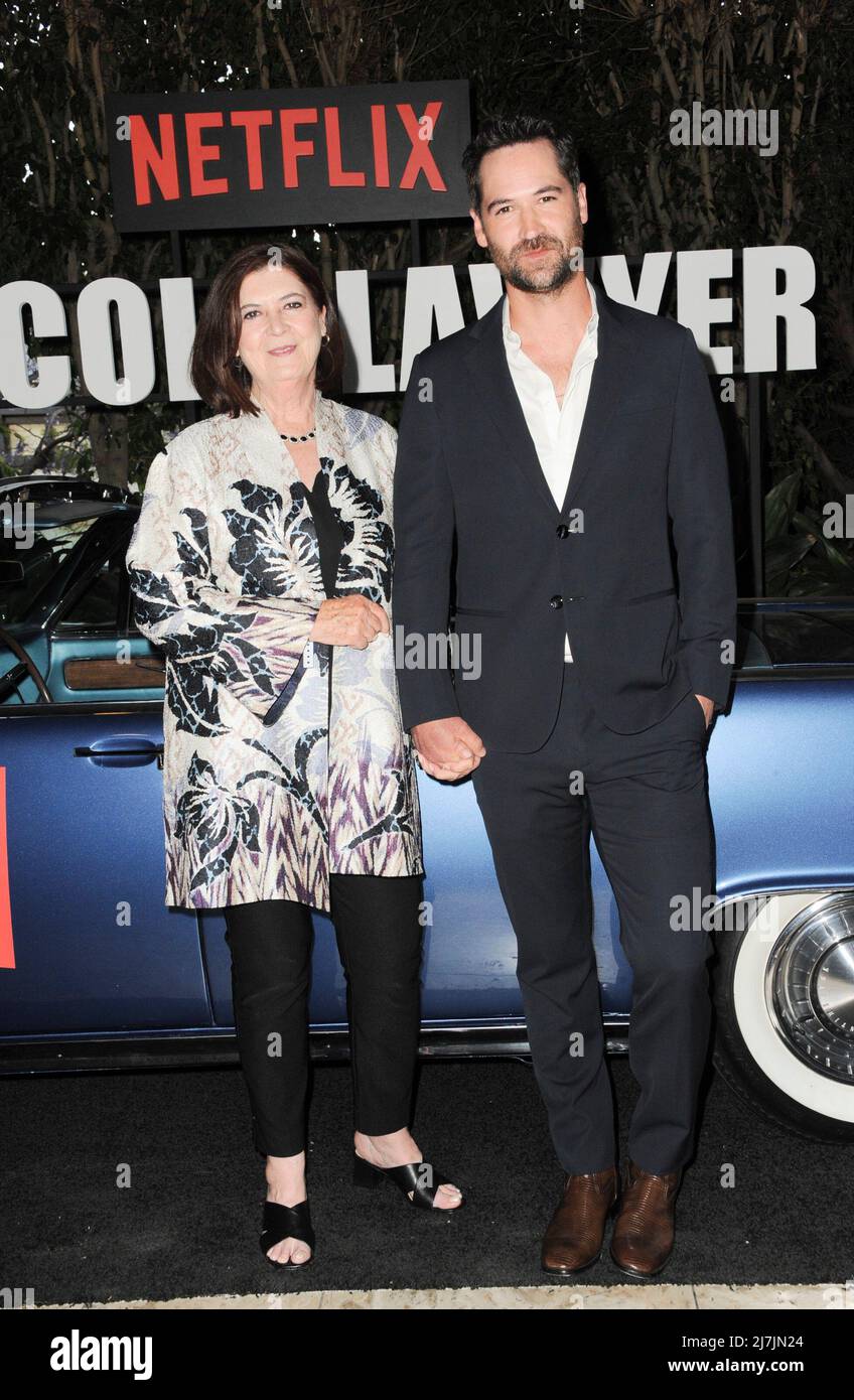 Los Angeles, CA. 9th May, 2022. Manuel Garcia Rulfo, mother at arrivals ...