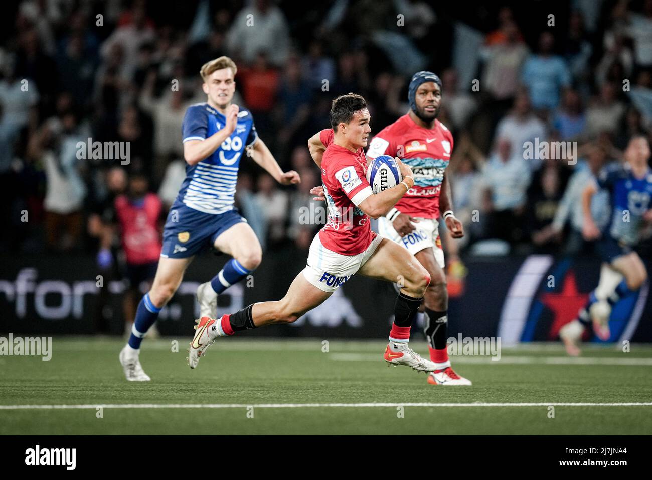 Max Spring of Racing 92 during the rugby European Rugby Champions Cup ...