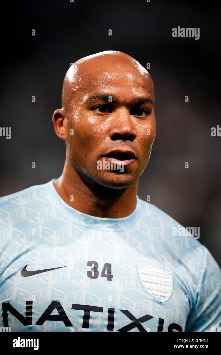 Teddy Thomas of Racing 92 during the rugby European Rugby Champions Cup ...