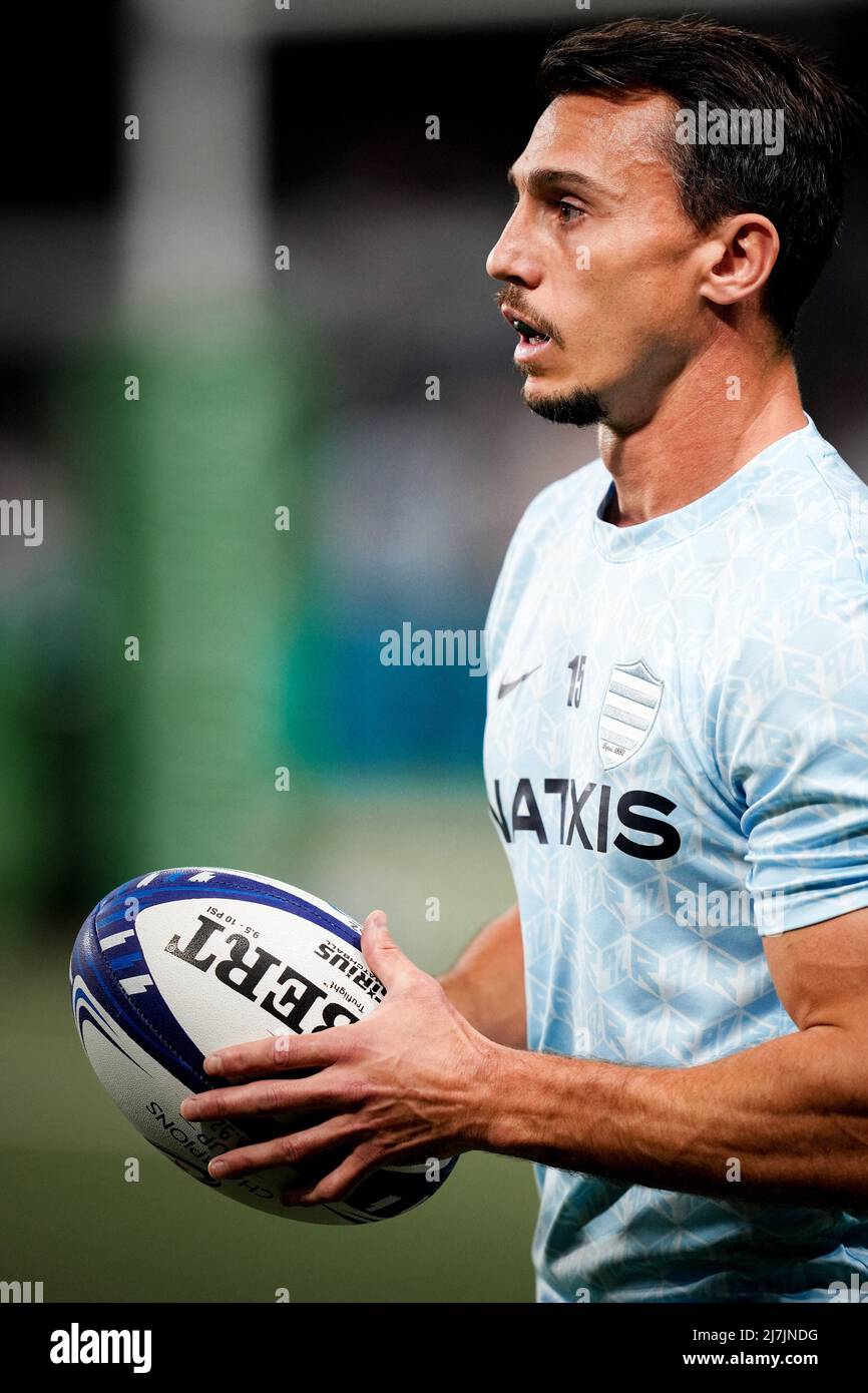 Juan Imhoff of Racing 92 during Cup Quarter-Final match between Racing ...