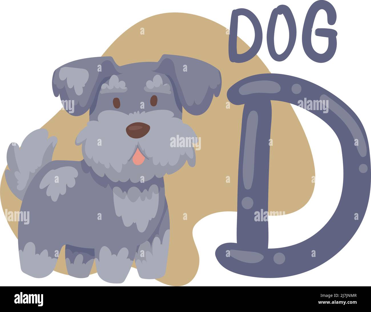 dog and d letter Stock Vector Image & Art - Alamy