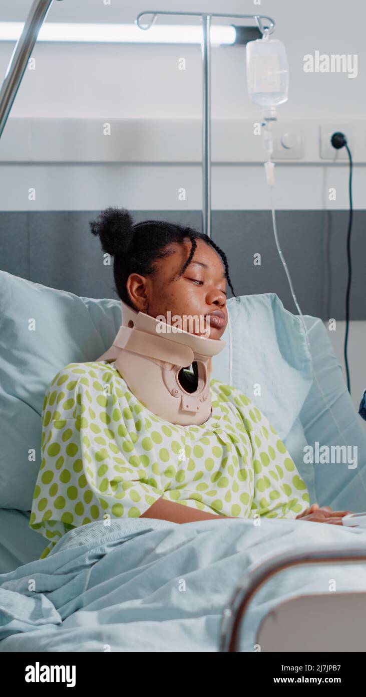 Neck Brace In Hospital