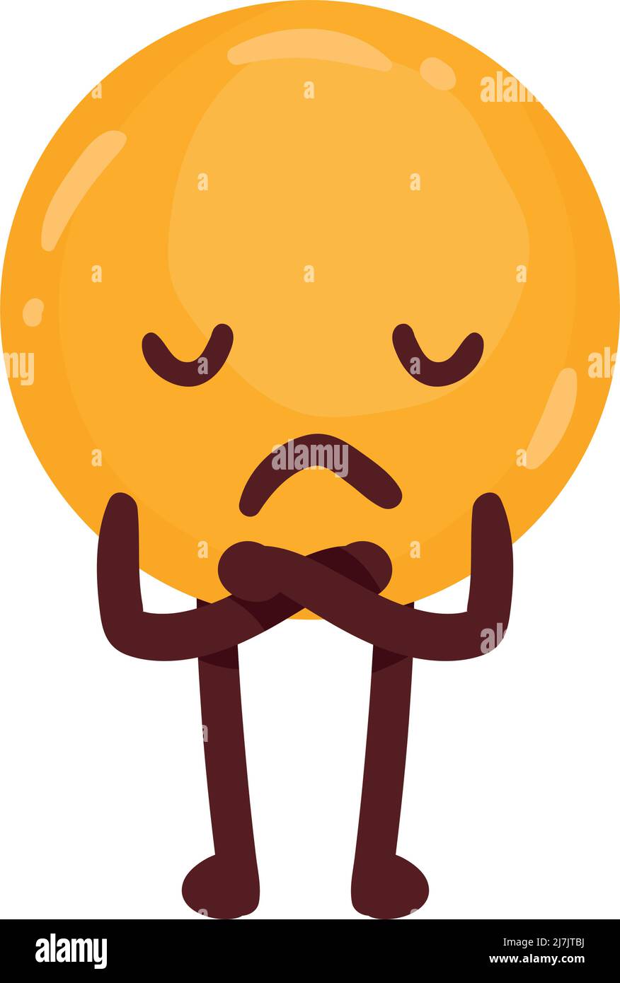 classic sad emoticon Stock Vector Image & Art - Alamy