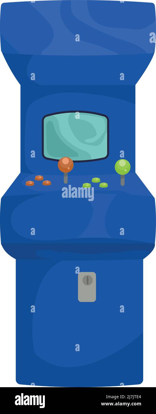 blue video game machine Stock Vector Image & Art - Alamy