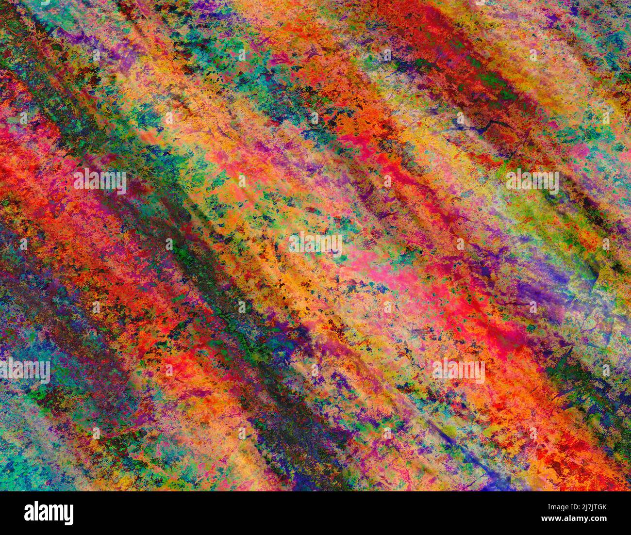 Computer generated spattered waves of color Stock Photo - Alamy